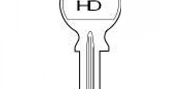 H011 HU3 Huwil key blank