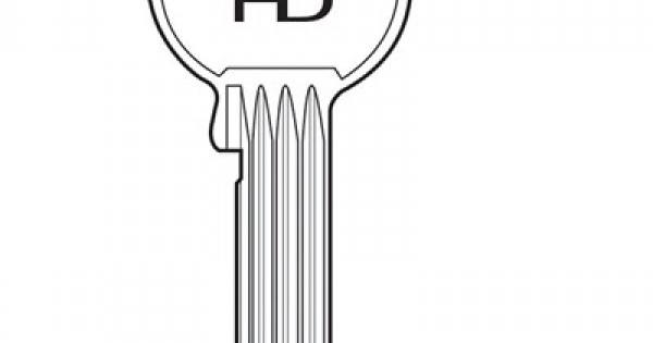 SS198 LWFU2 Evva 6 Pin Key Blank