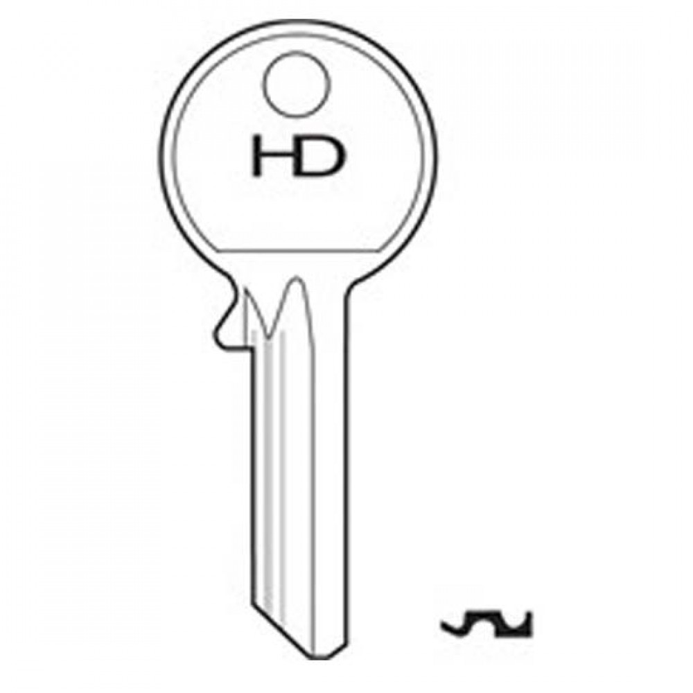 H0001 1A Yale key blank