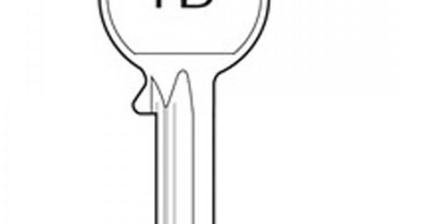 H0001 1A Yale key blank