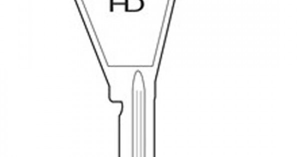 H185 H10F Vachette key blank