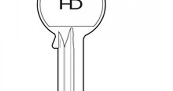 H584 LOB1 lob key blank