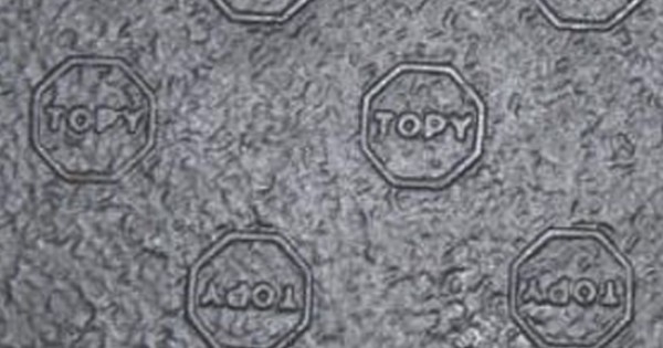 Topy Strong Rubber Sheet 6mm Black